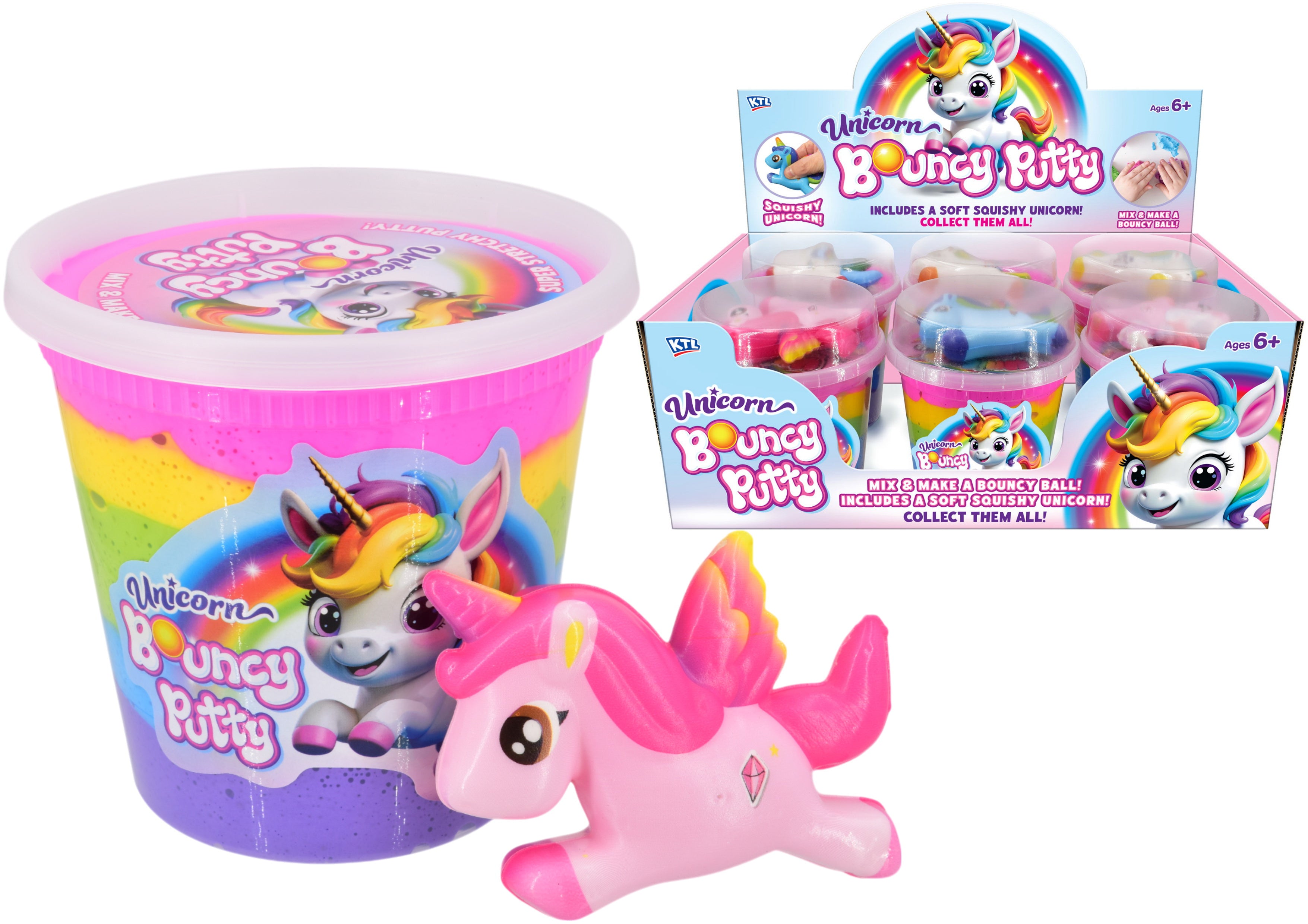 Large Unicorn Bouncing Putty – Wills Toy Shop