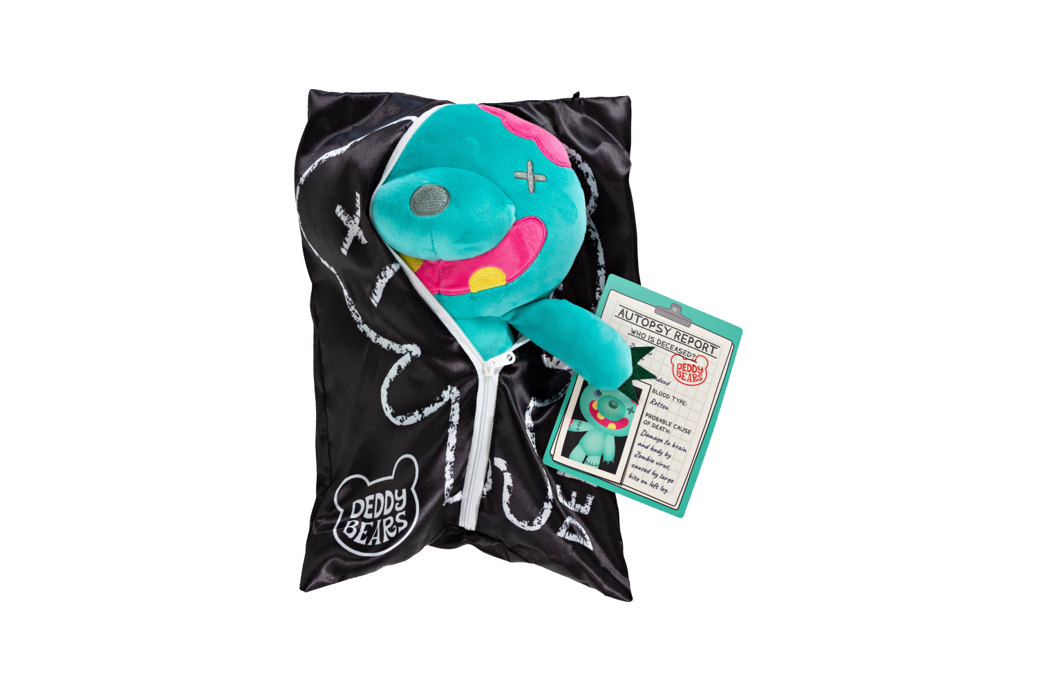 Zombear Deddy Bear in Body Bag – Wills Toy Shop