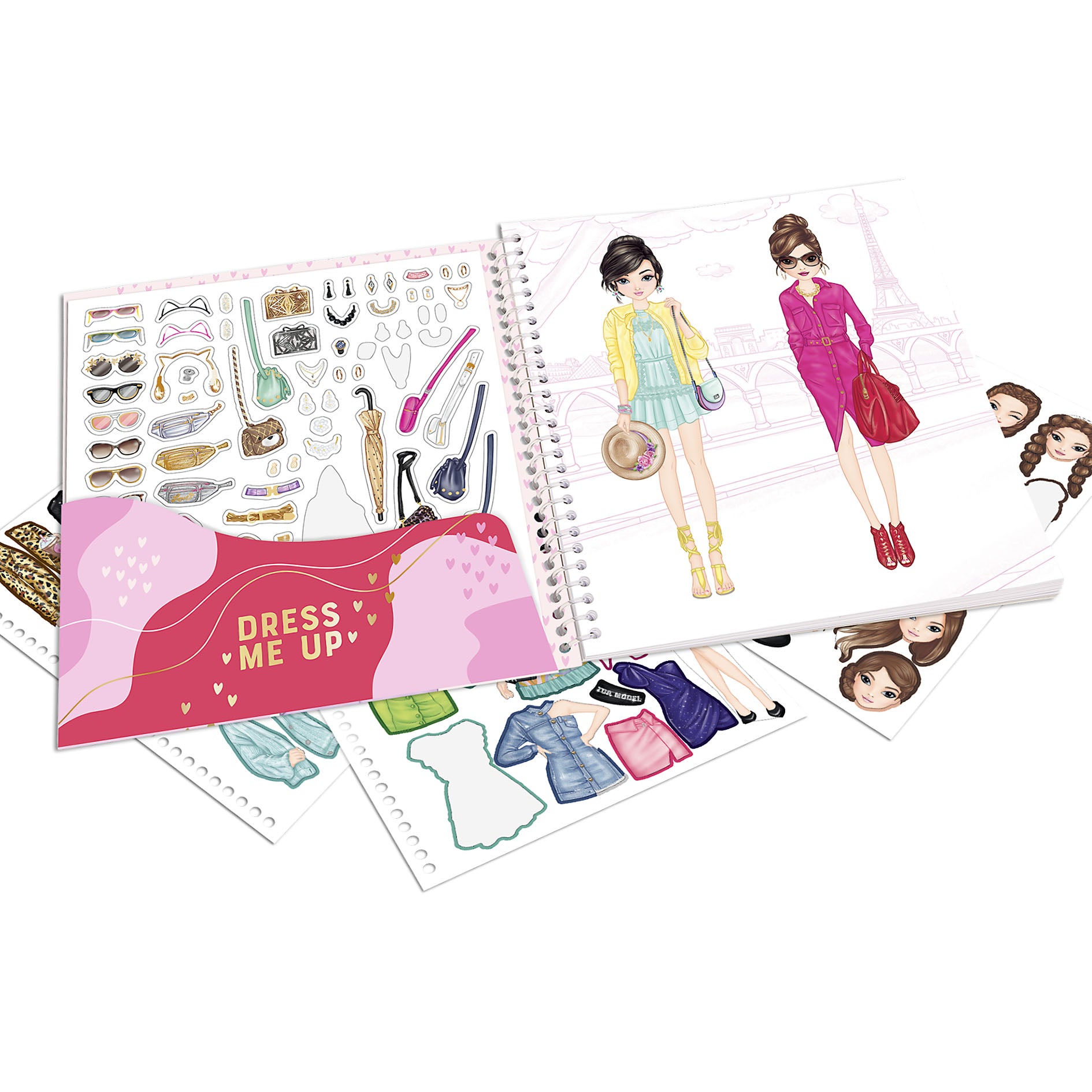 TOPModel Dress Me Up Sticker book – Wills Toy Shop
