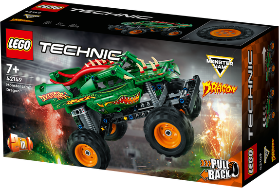 Lego Technic Monster Jam Dragon | 42149 – Wills Toy Shop